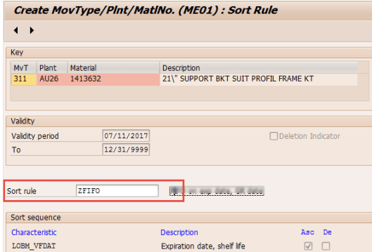 SAP Batch determination for IM | PortSAP Blogging